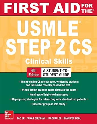 First aid for the usmle step 2 cs clinical skills - نوآوران دانش